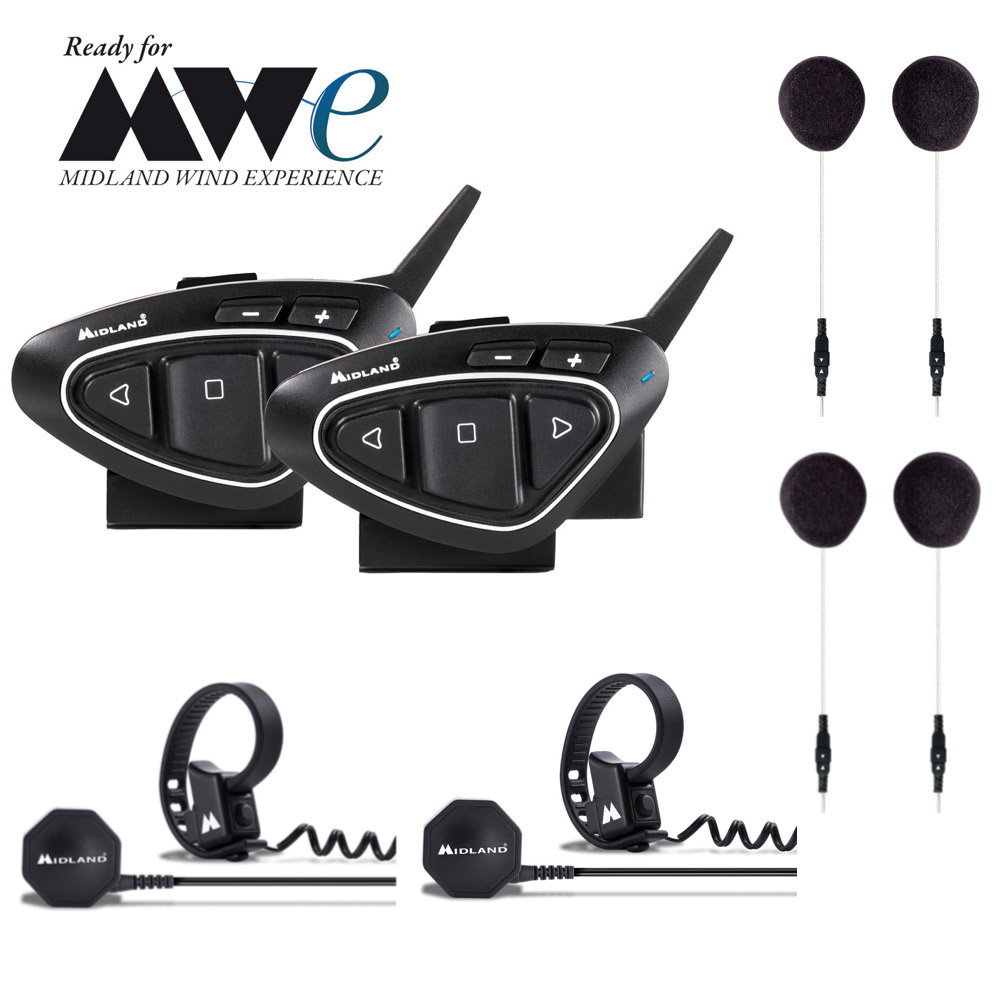 Midland BT Next Pro Twin mit 2x BTTalk Taste | Alan Electronics